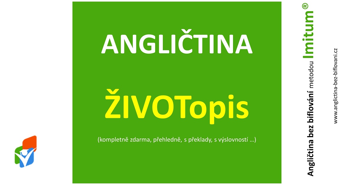 Životopis v angličtině